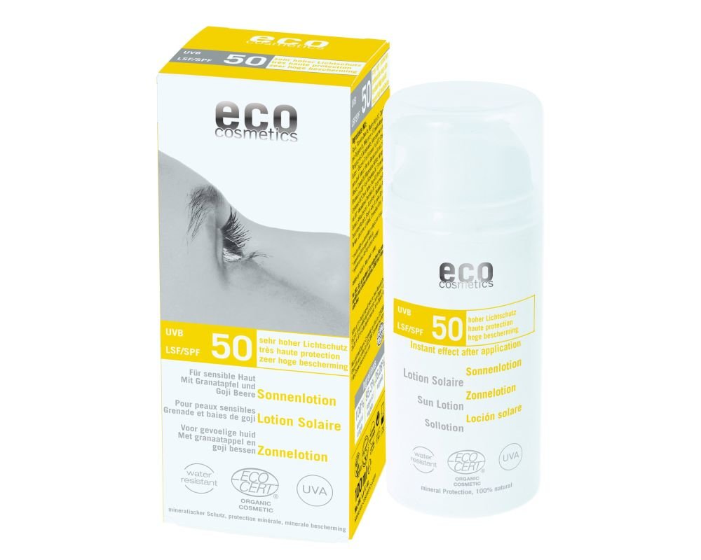 Lotion solaire BIO - SPF 50 - Eco Cosmetics - 100 ml
