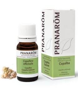 Huile essentielle: de baume de Copahu ou Copaiba Pranarôm.