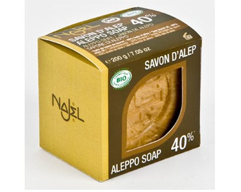 Aleppo Soap 40% HBL - 200g - bio - Najel