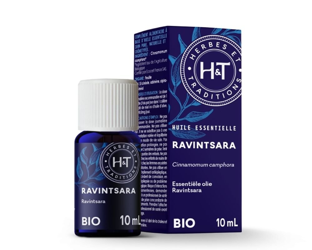 Huile essentielle: Ravintsara bio (10ml) - Herbes & Traditions