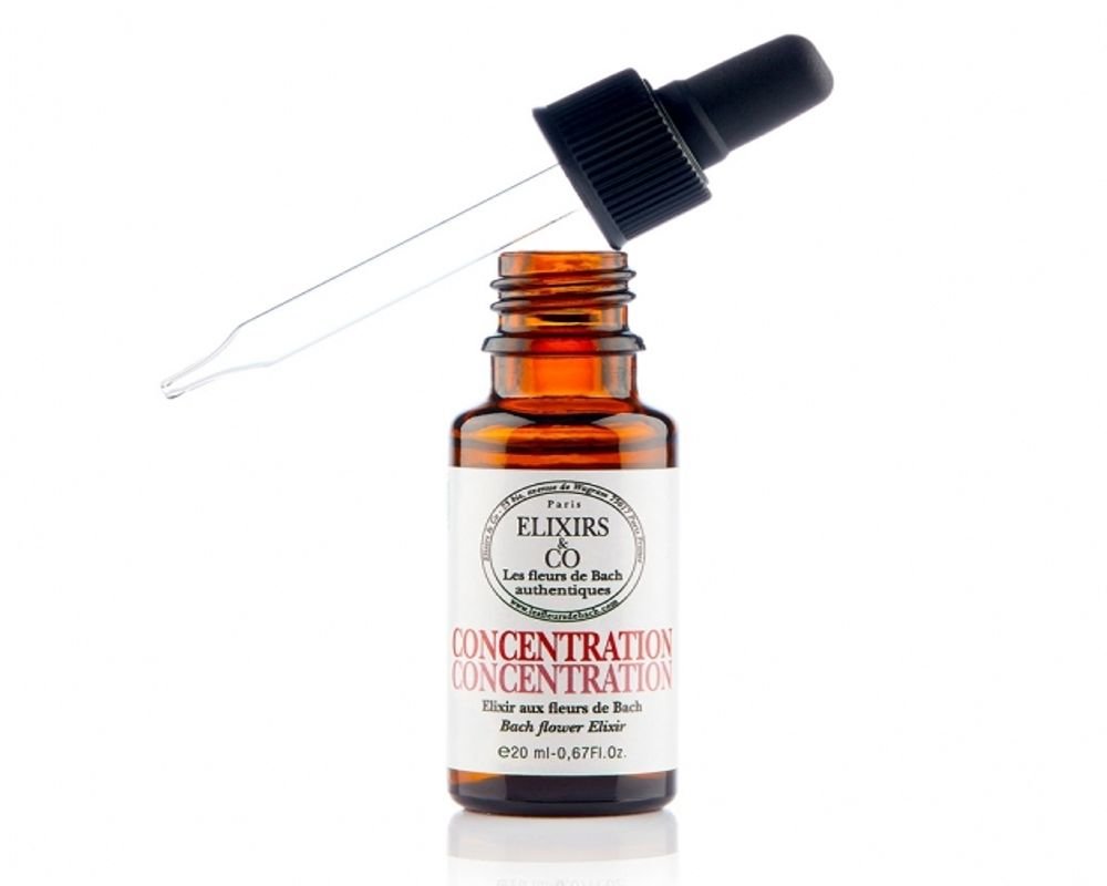 Elixir Concentration - Complexe Fleurs de Bach - Elixirs & Co - 20 ml