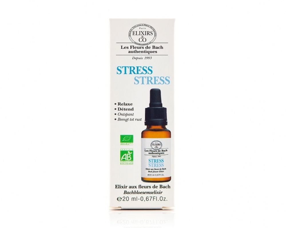 Elixir Stress - Complexe de Fleurs de Bach bio - Elixirs & Co - 20 ml