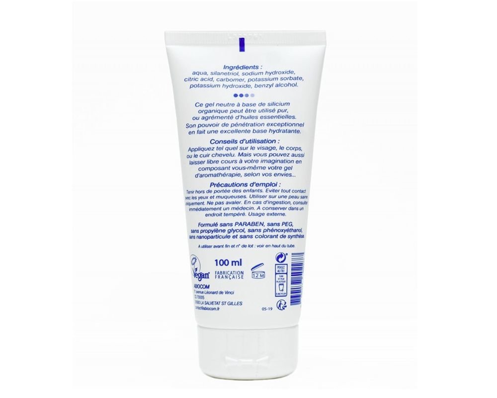 Silabase neutral gel for essential oils - Aquasilice - 100 ml