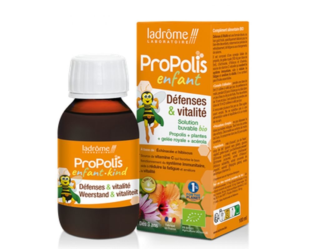 Propolis Enfants bio - Solution Buvable - 100ml - Ladrôme