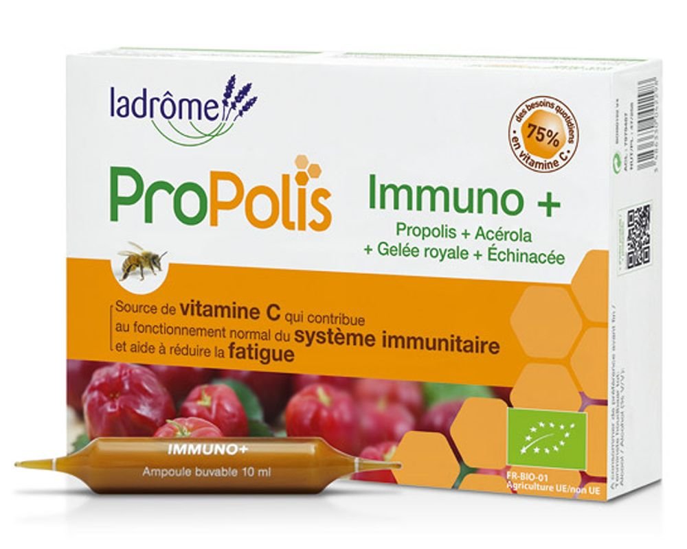 Défenses immunitaires: Immuno+ bio - 20 ampoules - Ladrôme