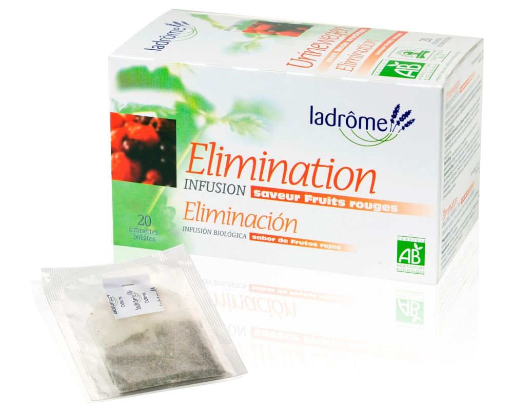 Infusion Elimination aux fruits rouges bio (20 infusettes) - Ladrôme