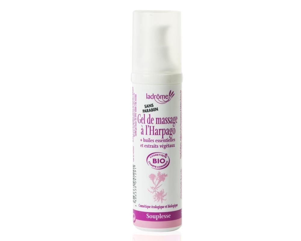 Douleurs musculaires: gel de massage à l'Harpago bio (50ml) - Ladrôme
