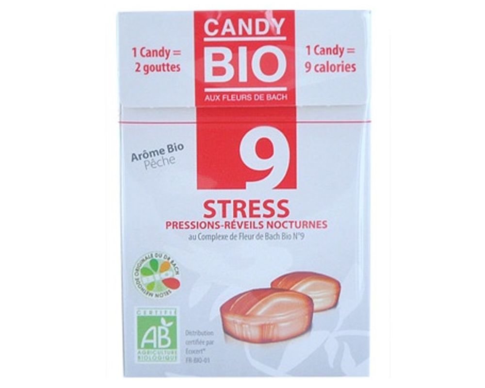 Candy n°9 - Stress: pastilles aux fleurs de Bach bio (30g) - Dr Theiss
