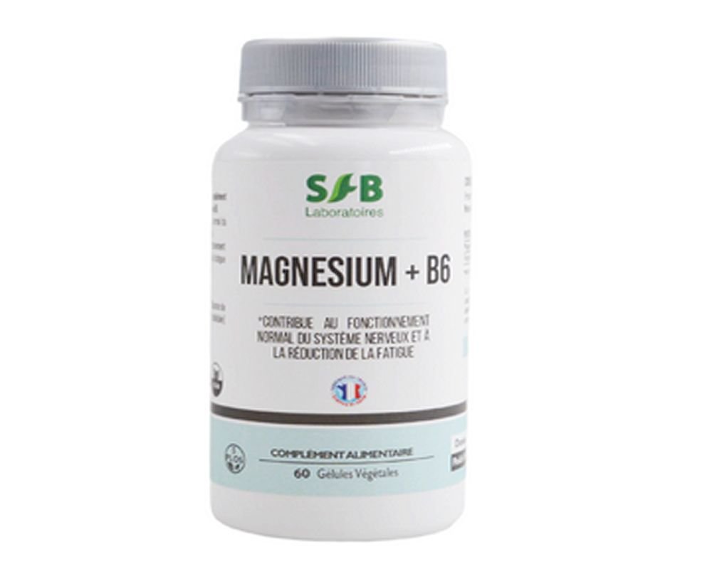 Magnésium marin + B6 Laboratoires SFB - 60 gélules de 271 mg