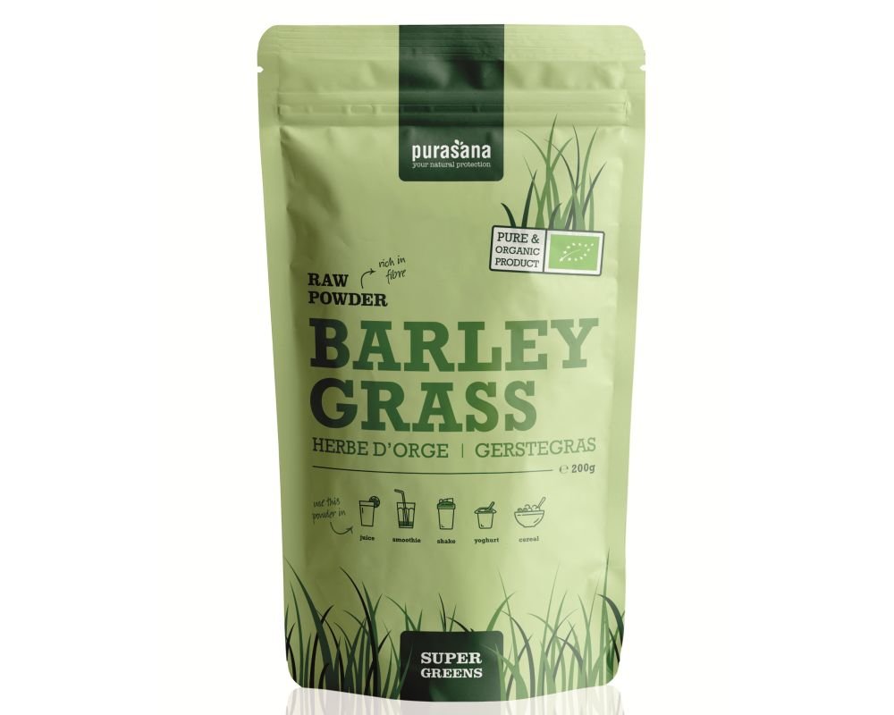 Organic barley grass powder - Purasana - 200 g