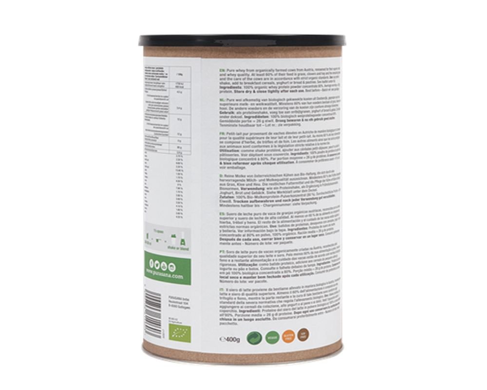 Small-milk proteins - Organic - Purasana - 400g