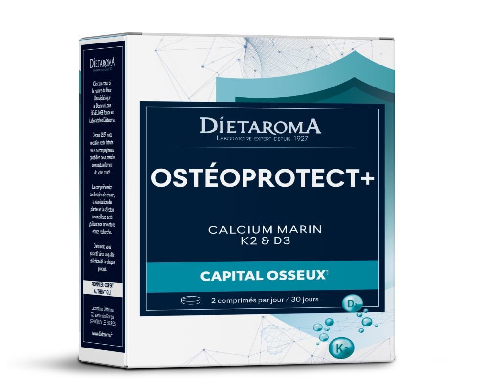 Osteoprotect + Bone Capital - Marine Calcium - Dietaroma - 60 compr.