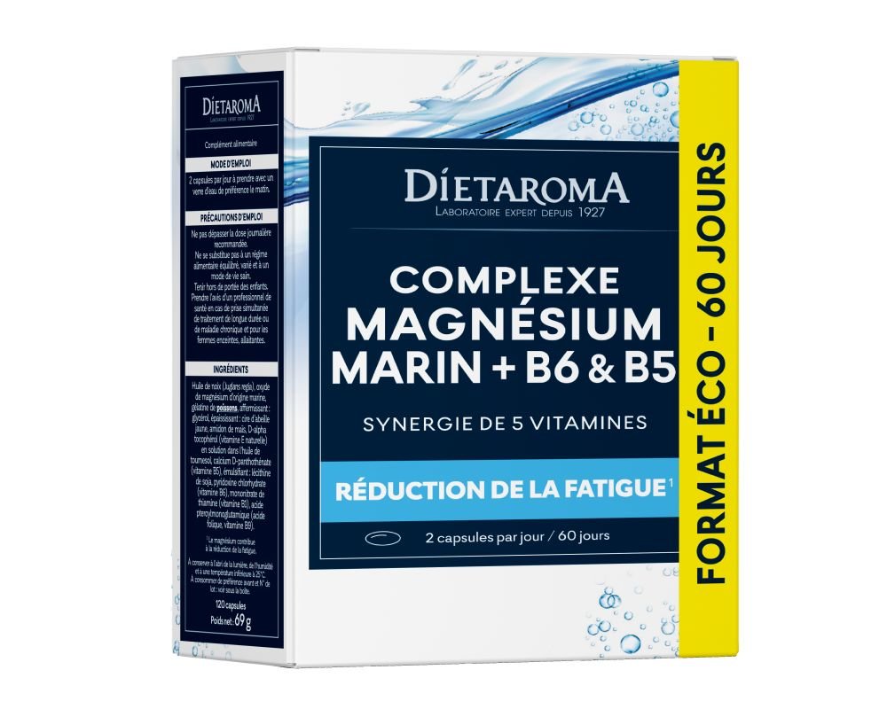 Complex marine Magnesium + B6 and B5 - Dietaroma - 120 capsules