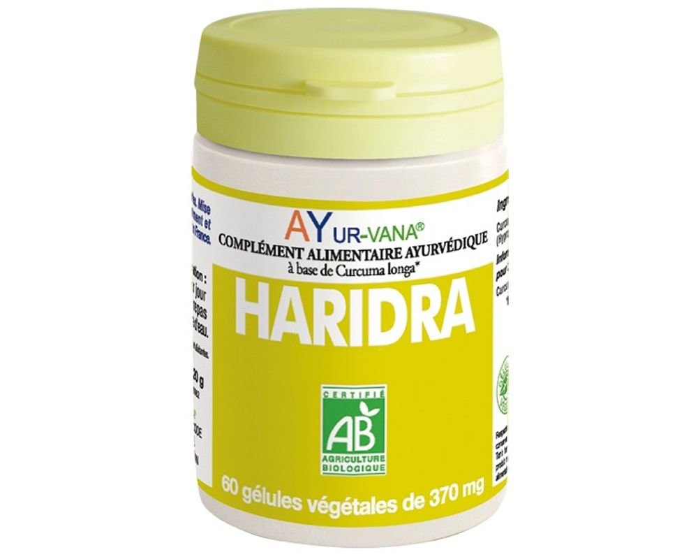 Haridra Bio - Curcuma Longa - Ayur-Vana - 60 gélules végétales