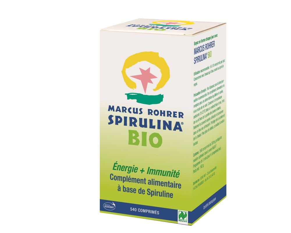 Organic Spirulina - 540 tablets - Marcus Rohrer