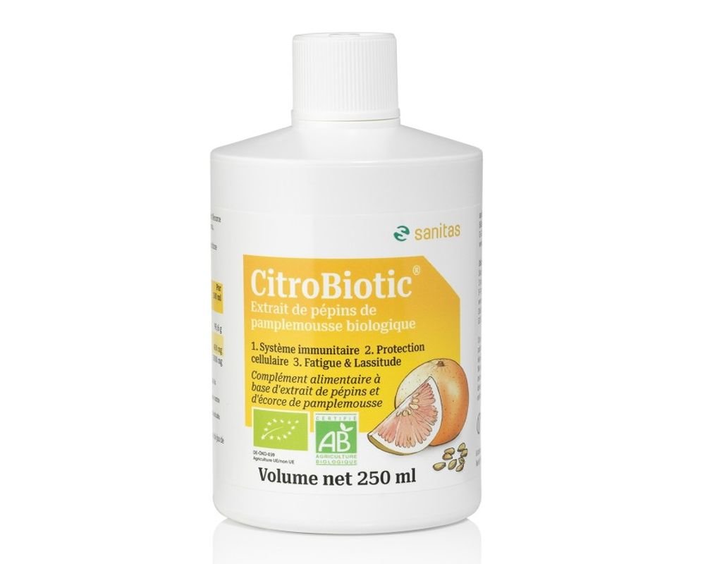 CitroBiotic - extrait de pépin de pamplemousse bio - 250 ml