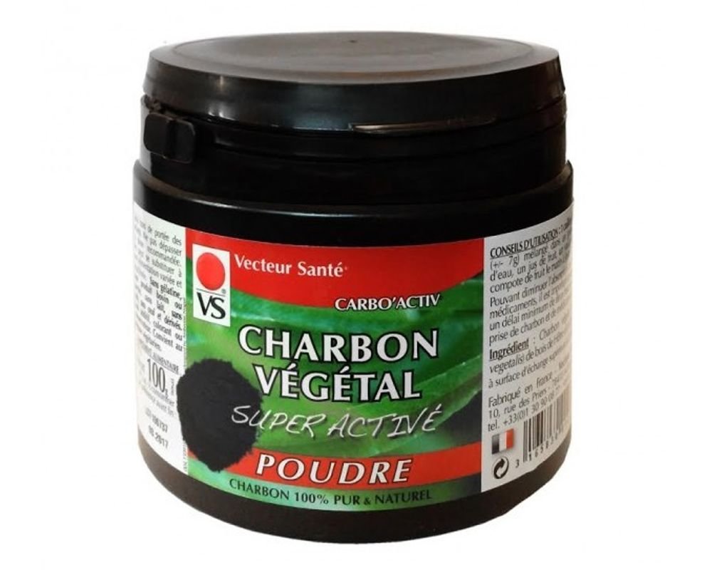 Carbo'Activ: charbon végétal super activé (100g) Vecteur Santé