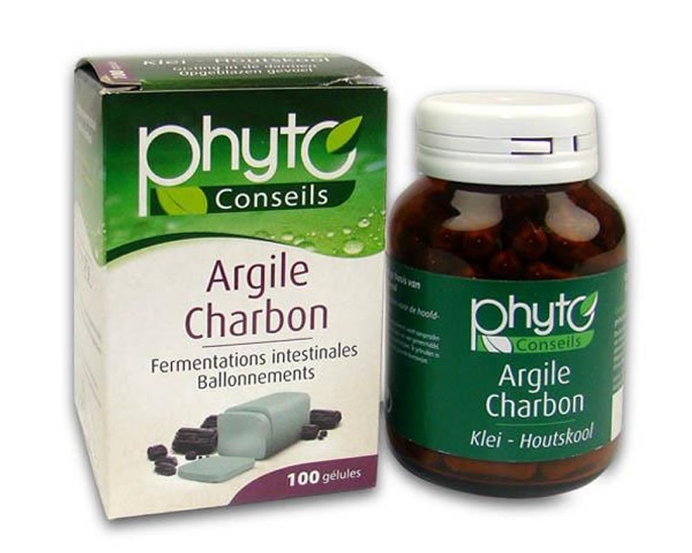 Argile Charbon (100 gélules) Laboratoire Yves Ponroy
