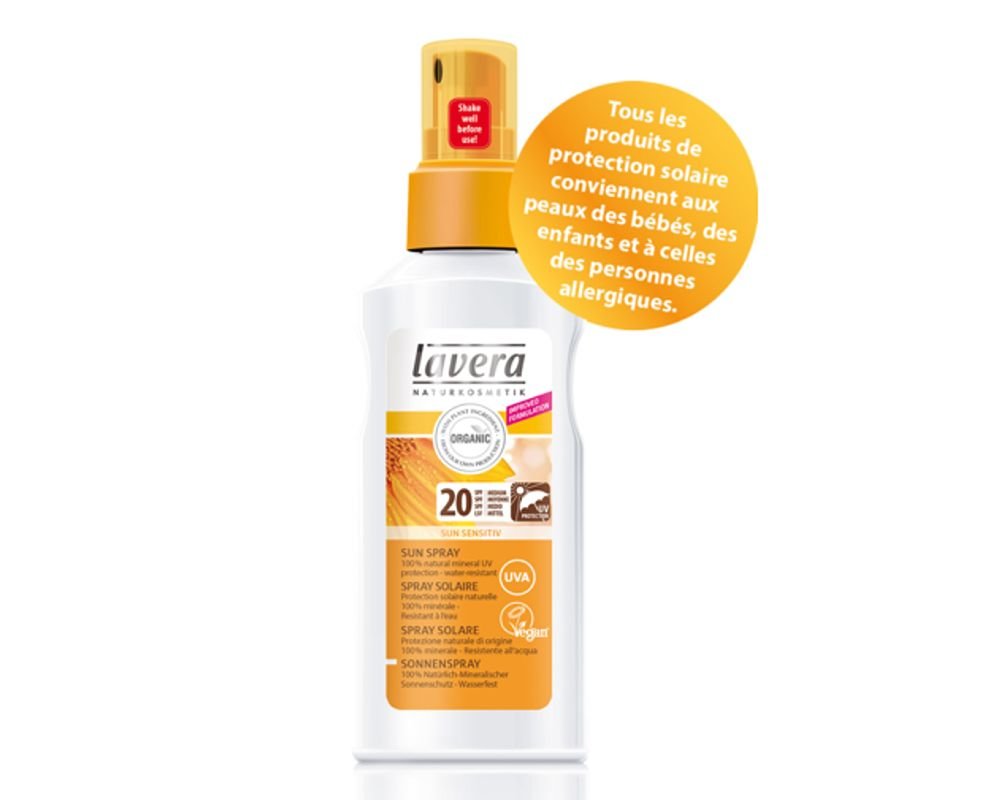 Spray solaire SPF 20 - Lavera - 125 ml