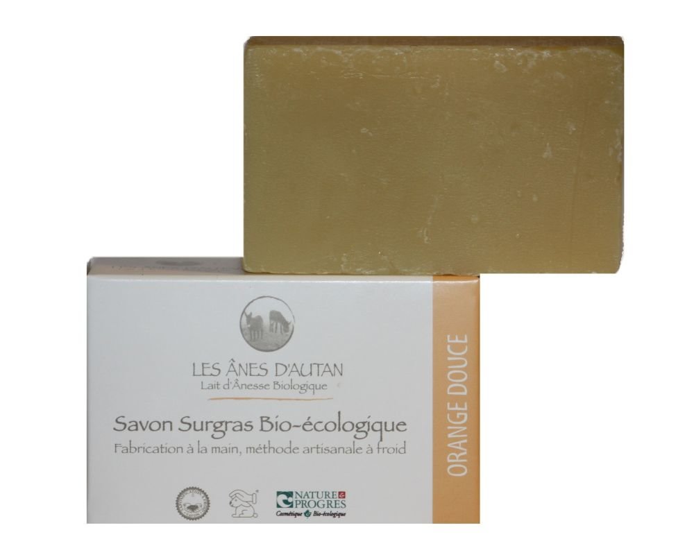 Surgras Soap donkey milk organic sweet orange - The Donkeys Autan - 100g