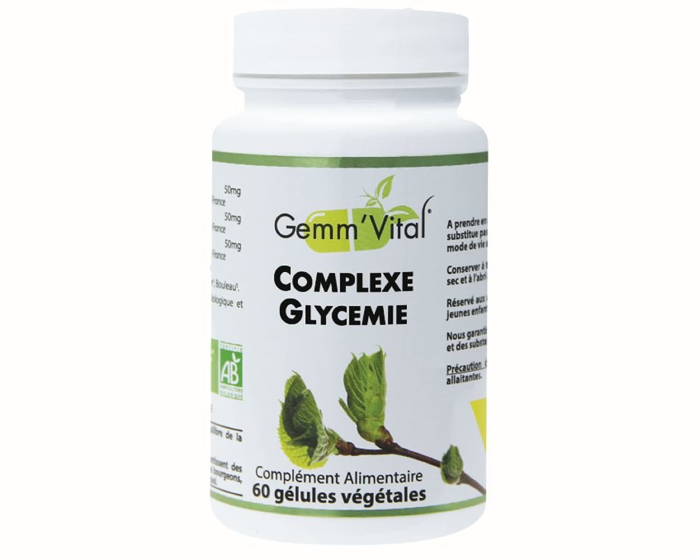 Complexe glycémie - Bourgeons bio - Vit'All+ 60 gélules