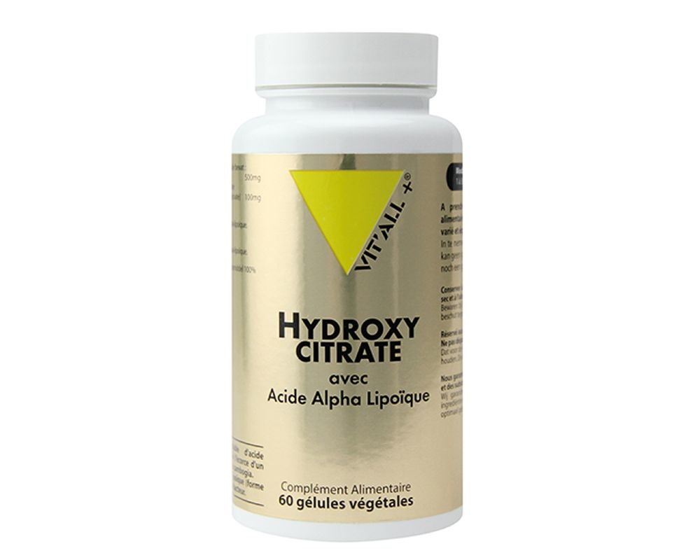 Hydroxycitrate - Complément alimentaire - Vit'All+ 60 gélules