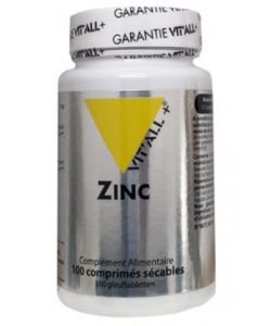 Zinc Bisglycinate - VIT'ALL+ - 100 comprimés sécables