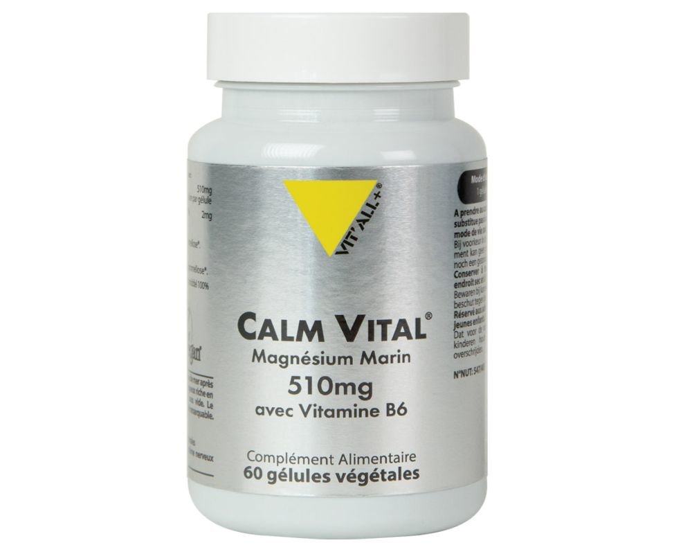 Calm Vital® - Magnesium Marin + vit B6 - Vit'All + - 60 gél.