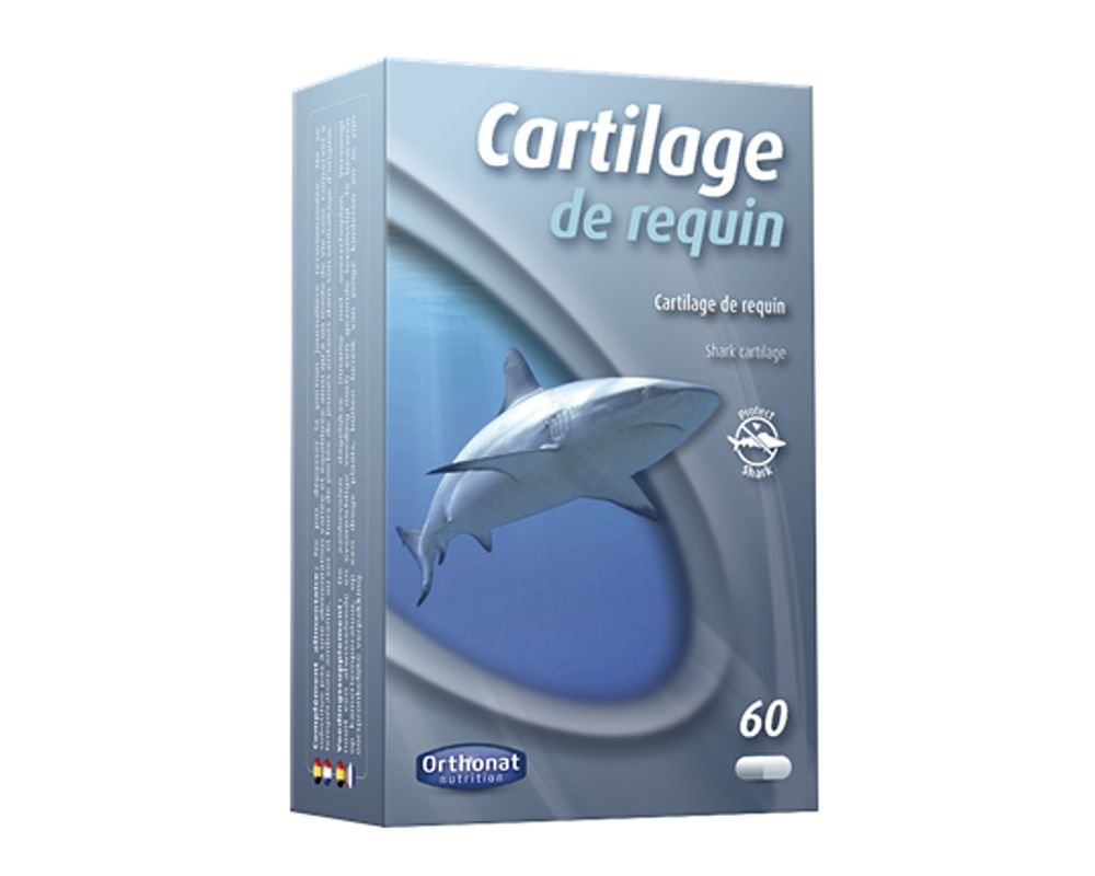 Cartilage de requin - Ossature - Orthonat - 60 gélules