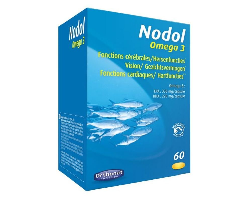 Nodol Omega 3 - EPA et DHA - Orthonat - 30 capsules