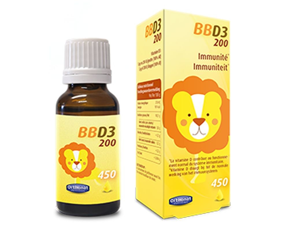 BBD3 200 - Vitamine D3 à partir de 6 mois - Orthonat - 20 ml