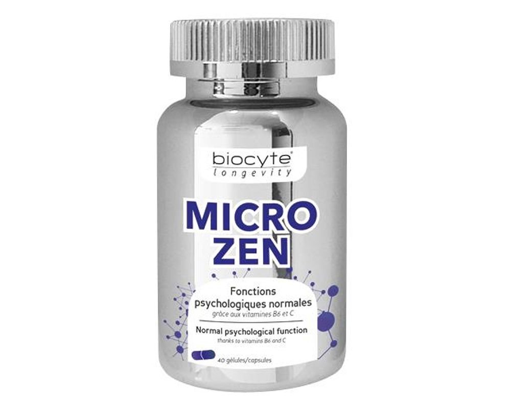 Microzen - Biocyte - 40 gélules - Anti-stress relaxant