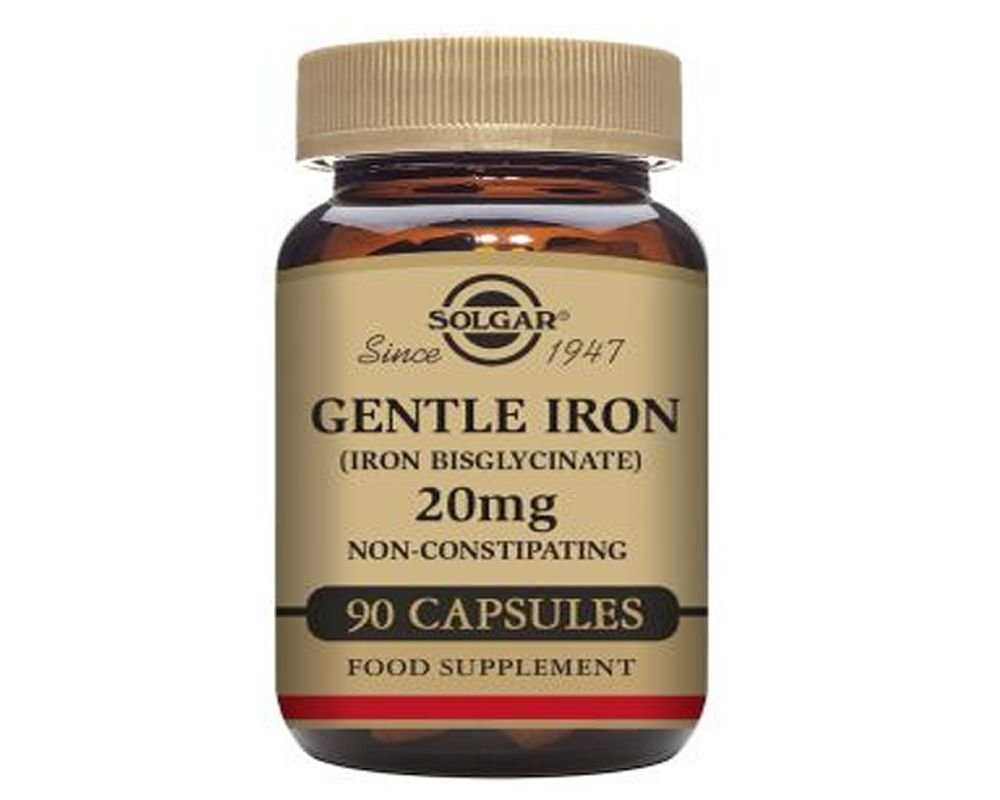 Gentle Iron (soft iron) - Solgar - 90 vegetarian capsules