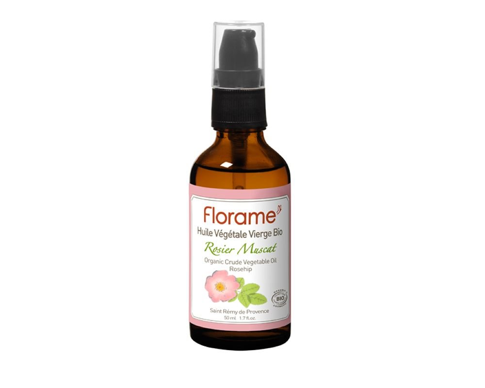 Huile végétale de Rosier Muscat Bio - Florame - 50 ml
