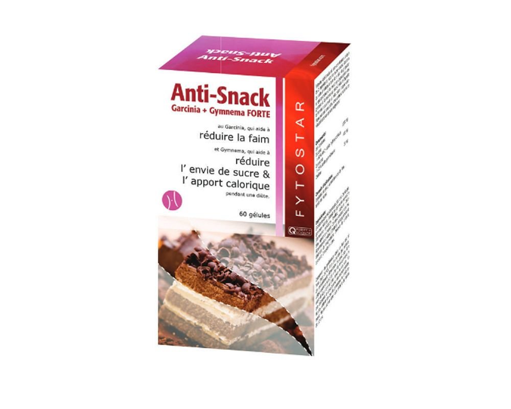 Anti-Snack Garcinia et Gymnema Forte - 60 capsules
