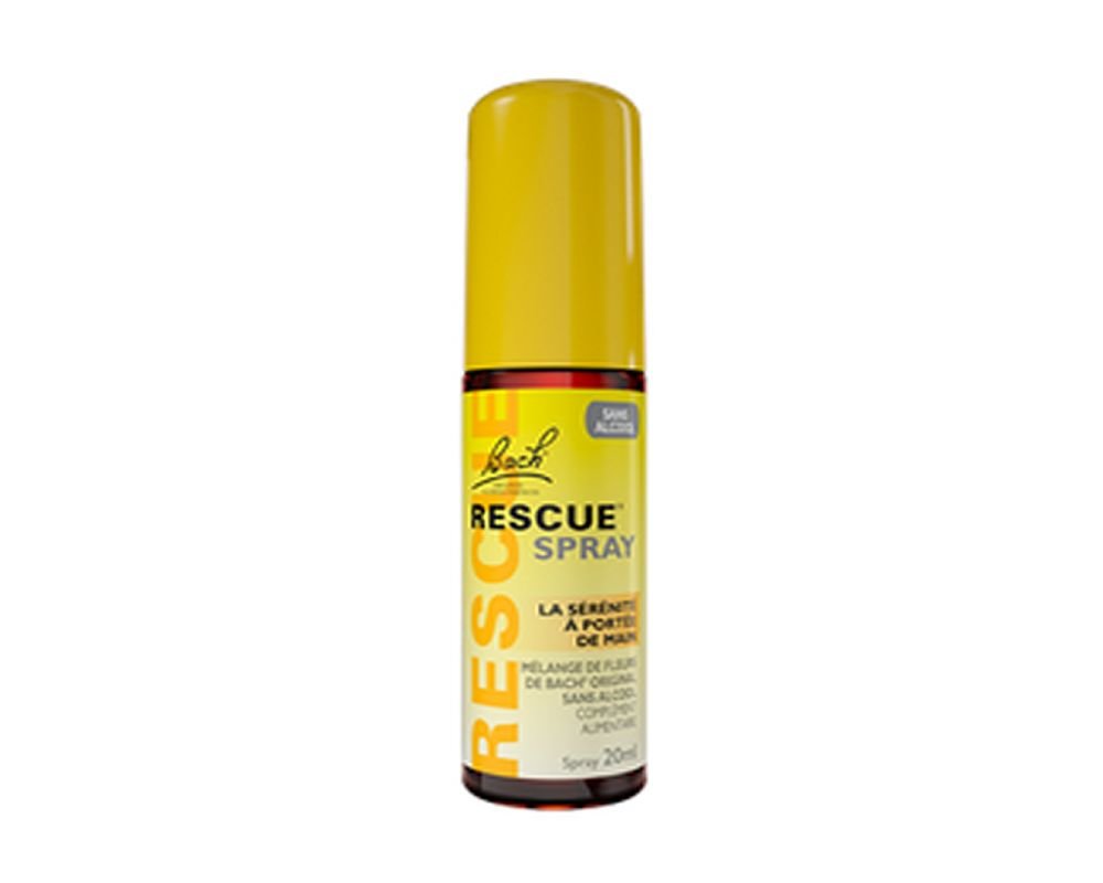 Rescue Spray sans alcool - Rescue Fleurs de Bach Original - 20ml