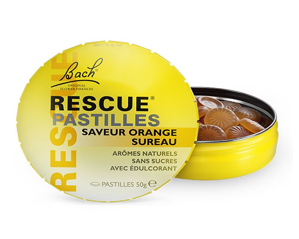 Rescue® Pastilles - Concentré de Zen - Rescue Fleurs de Bach Original