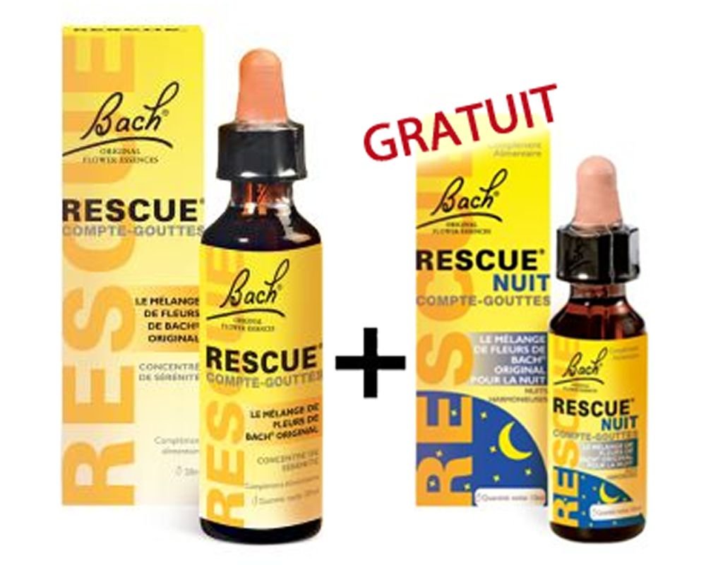 Rescue DAY 20ml + Rescue NIGHT 10ml FREE