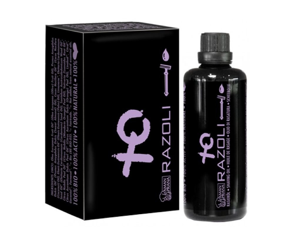 Razoli - Huile de rasage pour femmes - Bio - 100ml - Amanprana