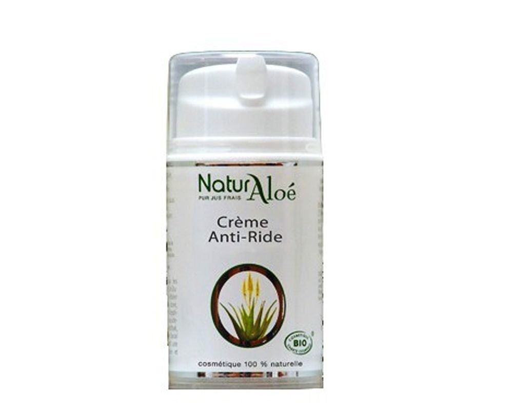 Crème anti-rides à l'aloe vera Bio - Natur Aloé - 50 ml