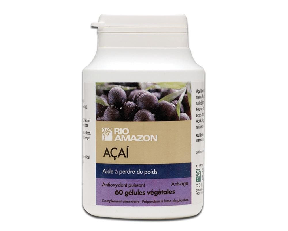 Acai - Antioxidant - Weight loss - Rio Amazon - 120 capsules
