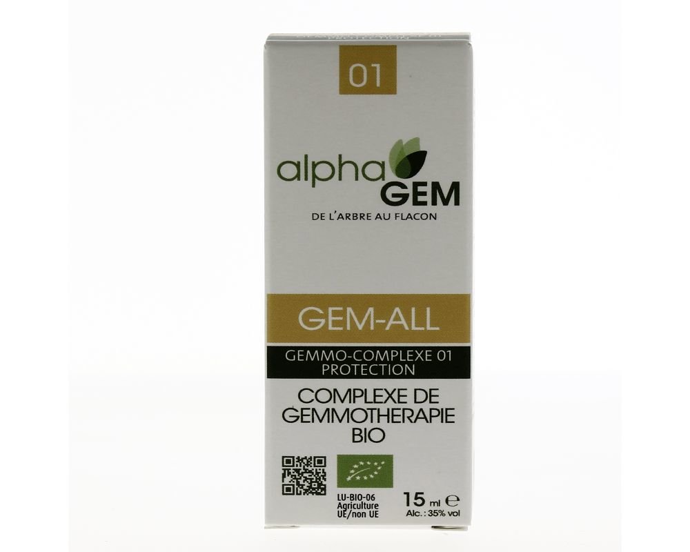 GEM-ALL - Gemmo-Complexe 01 Protection - Bio - Alphagem - 15 ml