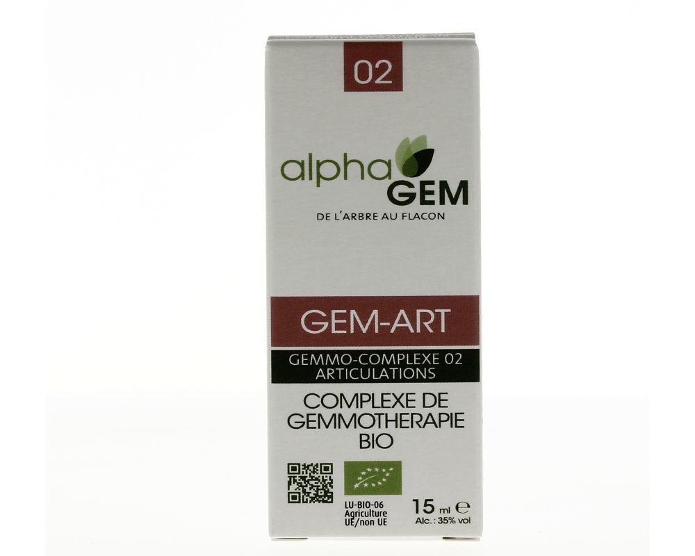 GEM-ART - Gemmo-Complexe 02 Articulations - Bio - Alphagem - 15 ml