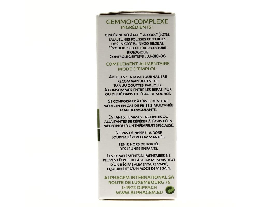 GEM-KO - Gemmo-Complexe 08 Ginkgo Compositum - Bio - Alphagem - 15 ml