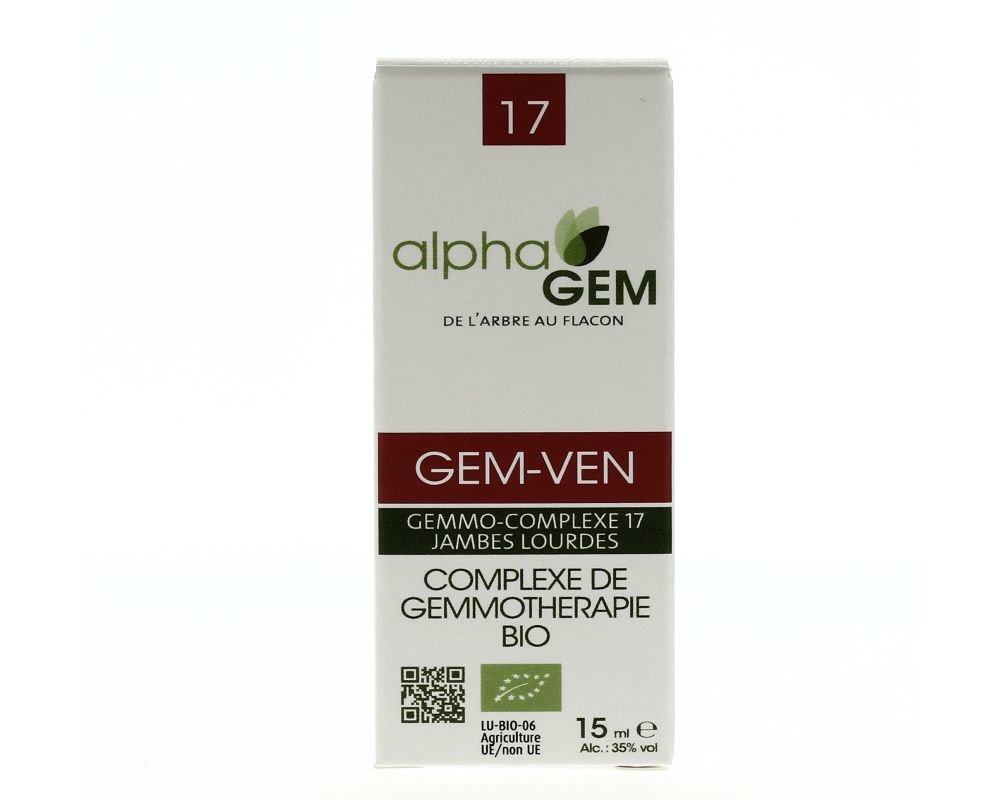 GEM-VEN - Gemmo-Complexe 17 Jambes Lourdes - Bio - Alphagem - 15 ml