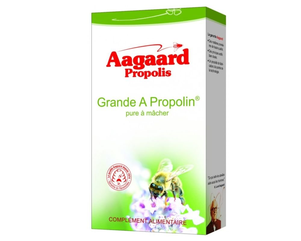 Grande A Propolin - Propolis pure à mâcher - Aagaard Propolis - 20 g
