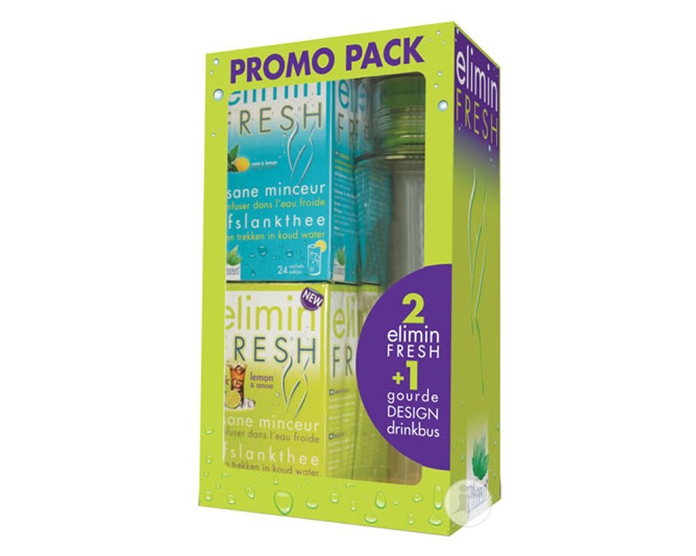 Promo Pack 2 Elimin Fresh + 1 gourde design - Tilman.