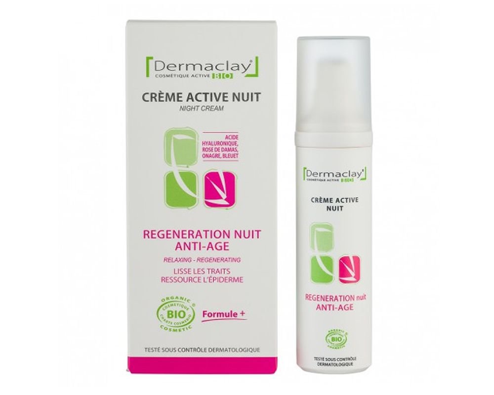 Active Night Cream - Regeneration - Dermaclay - 50 ml
