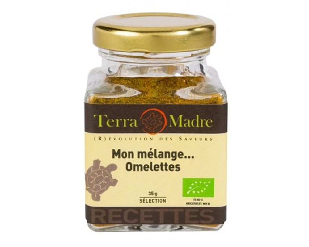 Mon mélange Omelettes - épices bio - Terra Madre - 35 g