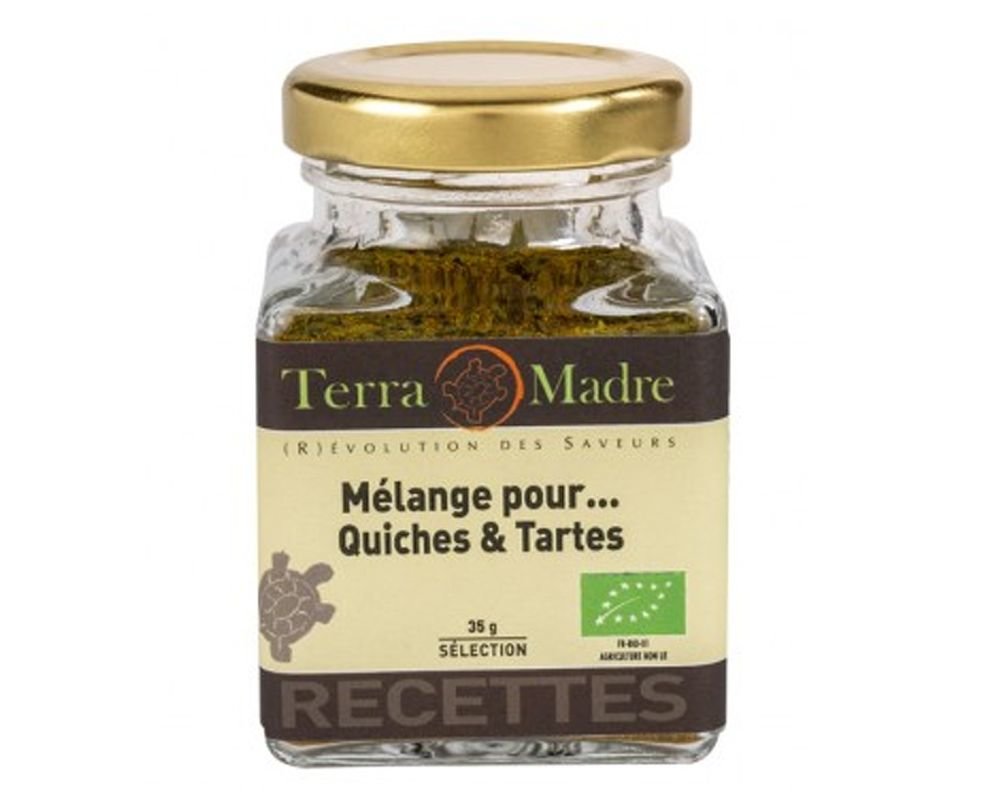 Mon mélange Quiches & Tartes salées - épices bio - Terra Madre - 35g